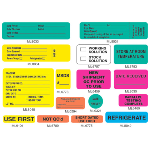 Reagent Labels | Marketlab