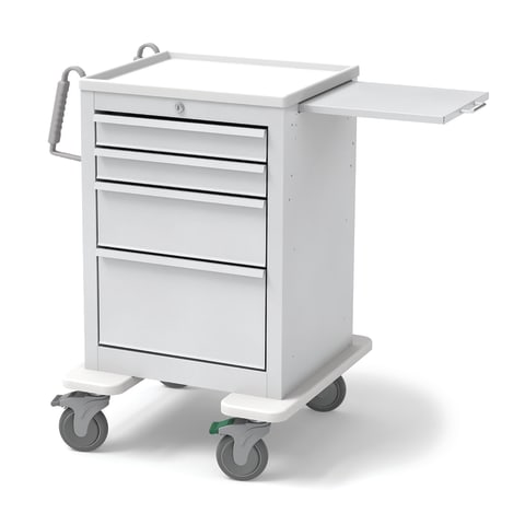 4-Drawer Economy Steel Cart | Marketlab