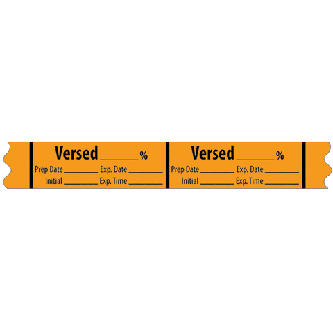 Marketlab Tranquilizer Medication Label Tape, VERSED_% | Marketlab