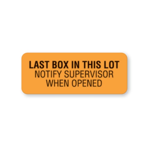 Lot Signal Labels | Marketlab