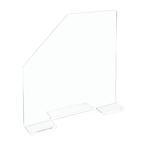 Marketlab Antimicrobial Splash Guard with Cutaway, Short • 4.5"W x 15. ...