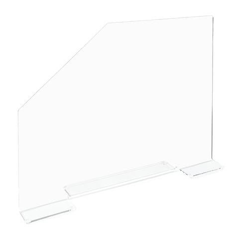 Marketlab Antimicrobial Splash Guard with Cutaway, Medium • 4.5"W x 23. ...