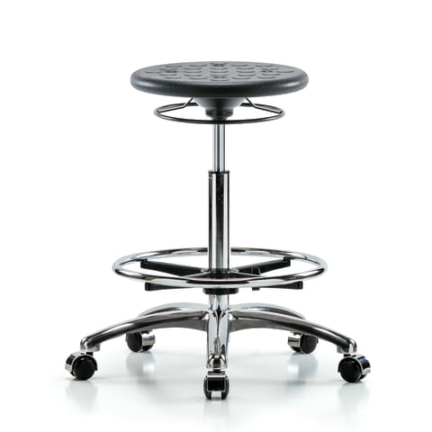 High Bench Height Cleanroom Stool | Marketlab