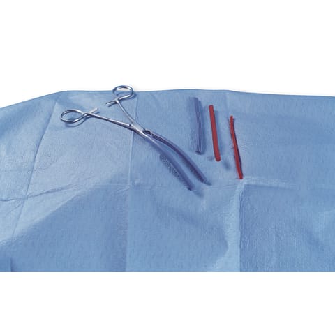 Clamp Covers, Nonsterile • Silicone • Radiopaque • 2.5 x 130mm | Marketlab