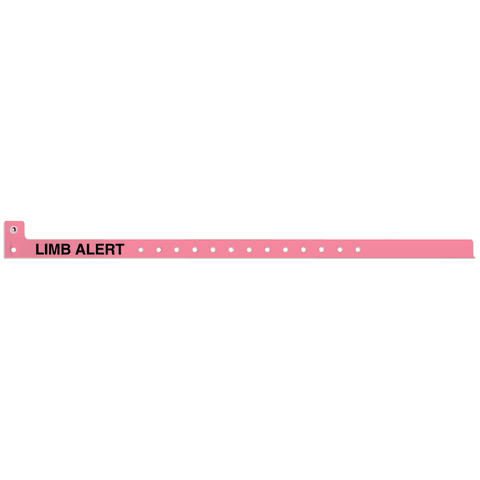 Marketlab Thin Alert Bands, Limb, Pink PK500 | Marketlab