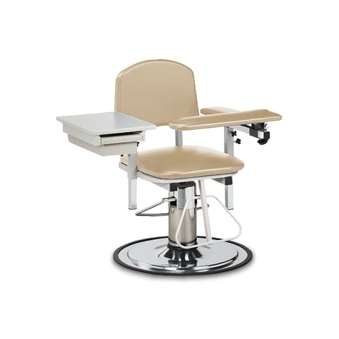 Padded Hydraulic Blood Draw Chairs | Marketlab
