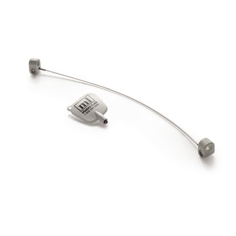 Heavy Duty Cable Tether, 12"L with Security Key | Marketlab