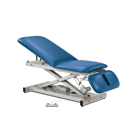 Power Height Treatment Exam Table with Adjustable Backrest and Drop ...