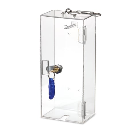 IV Lock Box • 3.25"W x 4.375"L x 10.375"H, With Key Lock | Cone Instruments