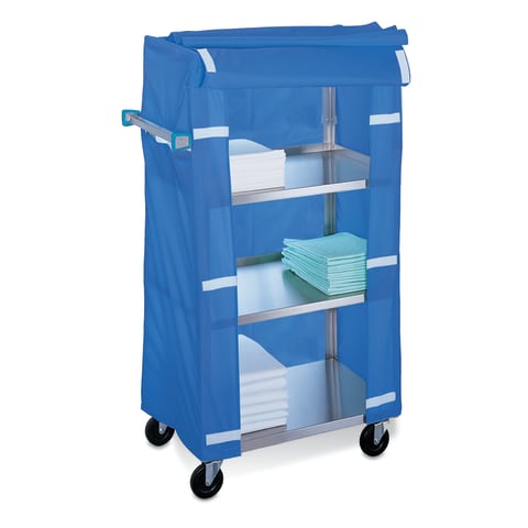 Stainless Steel Linen Carts | Marketlab