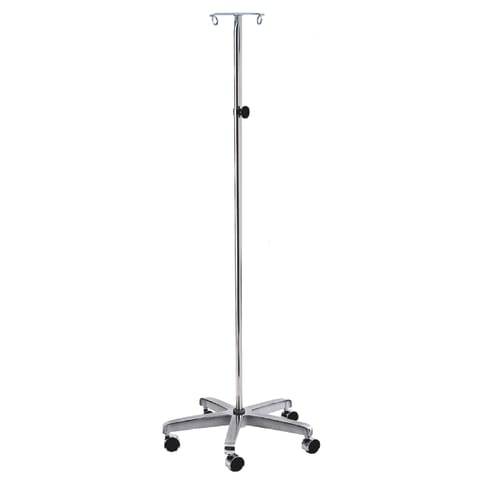 IV Stand, Cast Aluminum Base, 2 Hook | Cone Instruments