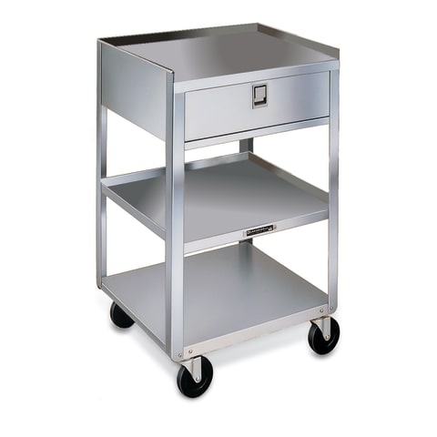 Stainless Steel Equipment Stand with Drawer | Marketlab