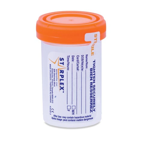 Standard Sterile Urine Cups, 60mL | Marketlab