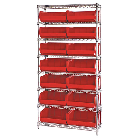 Wire Shelving and Organizer Bin Complete Bundles | Marketlab