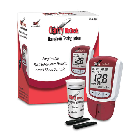 Clarity HbCheck • CLIA Waived, Hemoglobin Meter | Marketlab