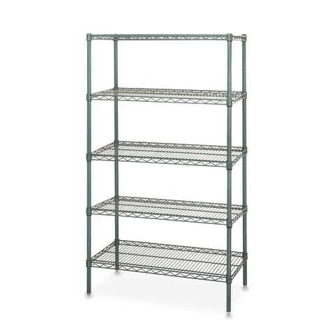 5-Shelf Epoxy Wire Rack Shelving | Marketlab