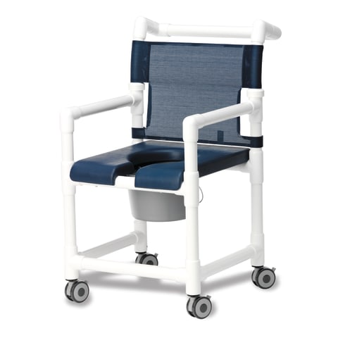 Deluxe Two-in-One Shower-Commode Chair | Marketlab