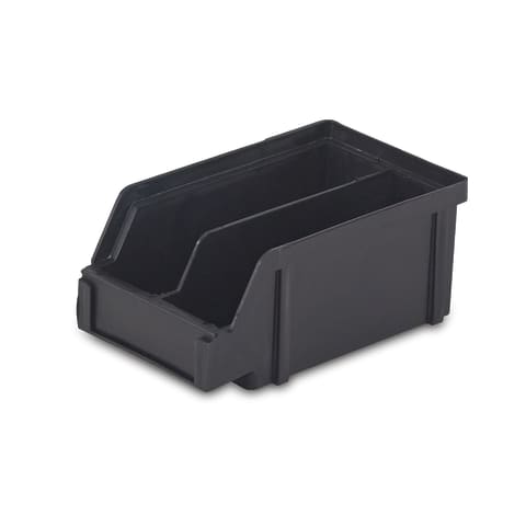 ESD Organizer Bin with Molded in Divider, 4"W x 7"D x 2.9"H | Marketlab