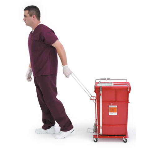 Large Hands-Free Sharps Cart | Marketlab