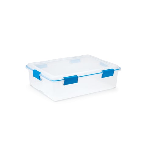 Sealed Storage Container, 37qt / 35L • 7"W x 24"L x 8"H | Marketlab