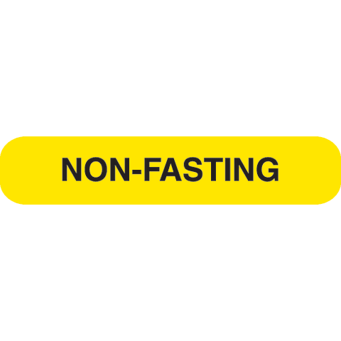 Non-Fasting Label | Marketlab