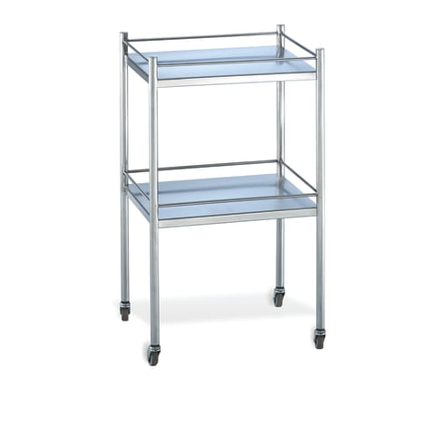 Stainless Steel Utility Table with Two Shelves | Marketlab