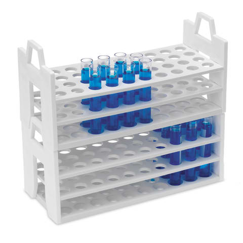 Autoclavable Stack Rack, For 13mm-16mm Tubes up to 4"L • Holds 40 ...