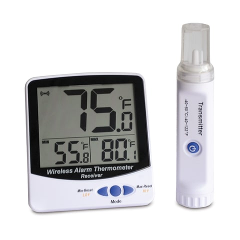 Big Digit Digital Thermometer with Wireless Sensor | Marketlab