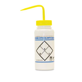 Sodium Hypochlorite Leak-Proof Wash Bottles - Marketlab