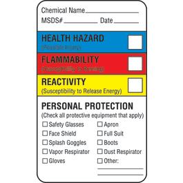 Chemical Hazard Labels - Marketlab