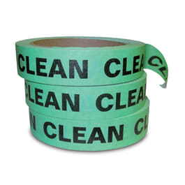 "Clean" • Light Green • 0.94"H x 100'L | Marketlab