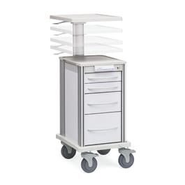 Narrow Pace Adjustable Workstation Cart - Marketlab