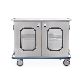 Maxi Case Cart • 52"W x 29"D x 40.5"H, Glass Doors | Marketlab