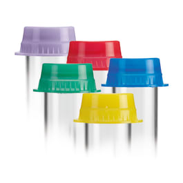 Solid Color 13mm Tube Caps | Marketlab
