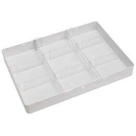 Tray, With Standard Dividers • White - Marketlab