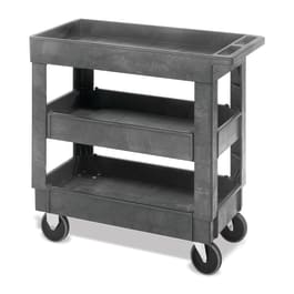 Polymer Utility Carts with Raised Sides - Marketlab