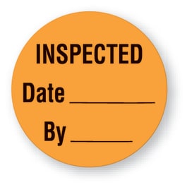 Equipment Service and Inspection Labels | Marketlab