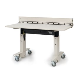 Bin Rails for Adjustable Workstation | Marketlab
