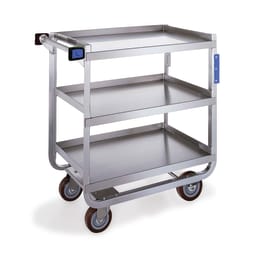Heavy Duty Stainless Steel Carts with Guard Rails - Marketlab
