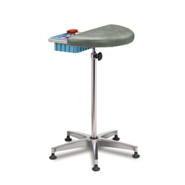 Half Round Stationary Padded Phlebotomy Stand - Marketlab