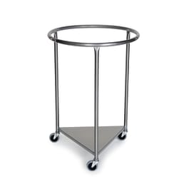 Stainless Steel Round Hamper - Marketlab