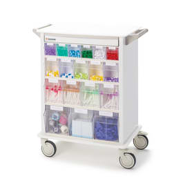 Insight® Pilot Tilt Bin Storage Cart - Marketlab