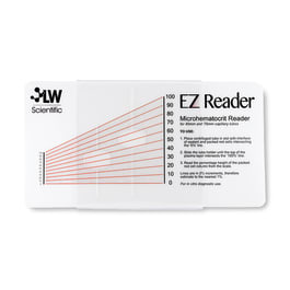 EZ Reader Microhematocrit Card with Sleeve - Marketlab