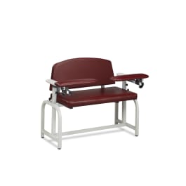 Lab X Series Extra-Wide Blood Draw Chairs - Marketlab