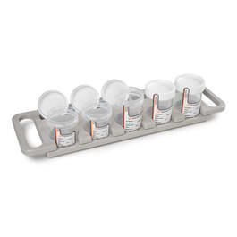Marketlab Cytology FNA Staining Rack, Rack with 5 Disposable Stain Cups ...