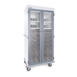 Insight® Mobile Supply Cart, Double-Width, Double Column with 30 ...