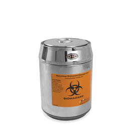 Hands-Free Biohazard Waste Can - Marketlab
