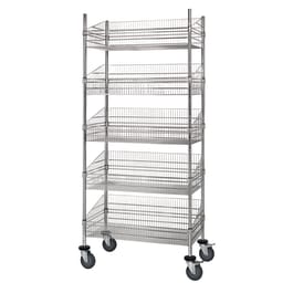 24" Mobile Post Basket Shelving - Marketlab
