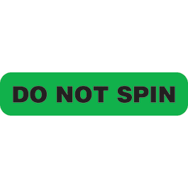 Do Not Spin Label - Marketlab