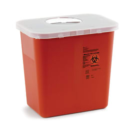 Sharps Container 8Qt/2Gal With Rotor Lid - Marketlab